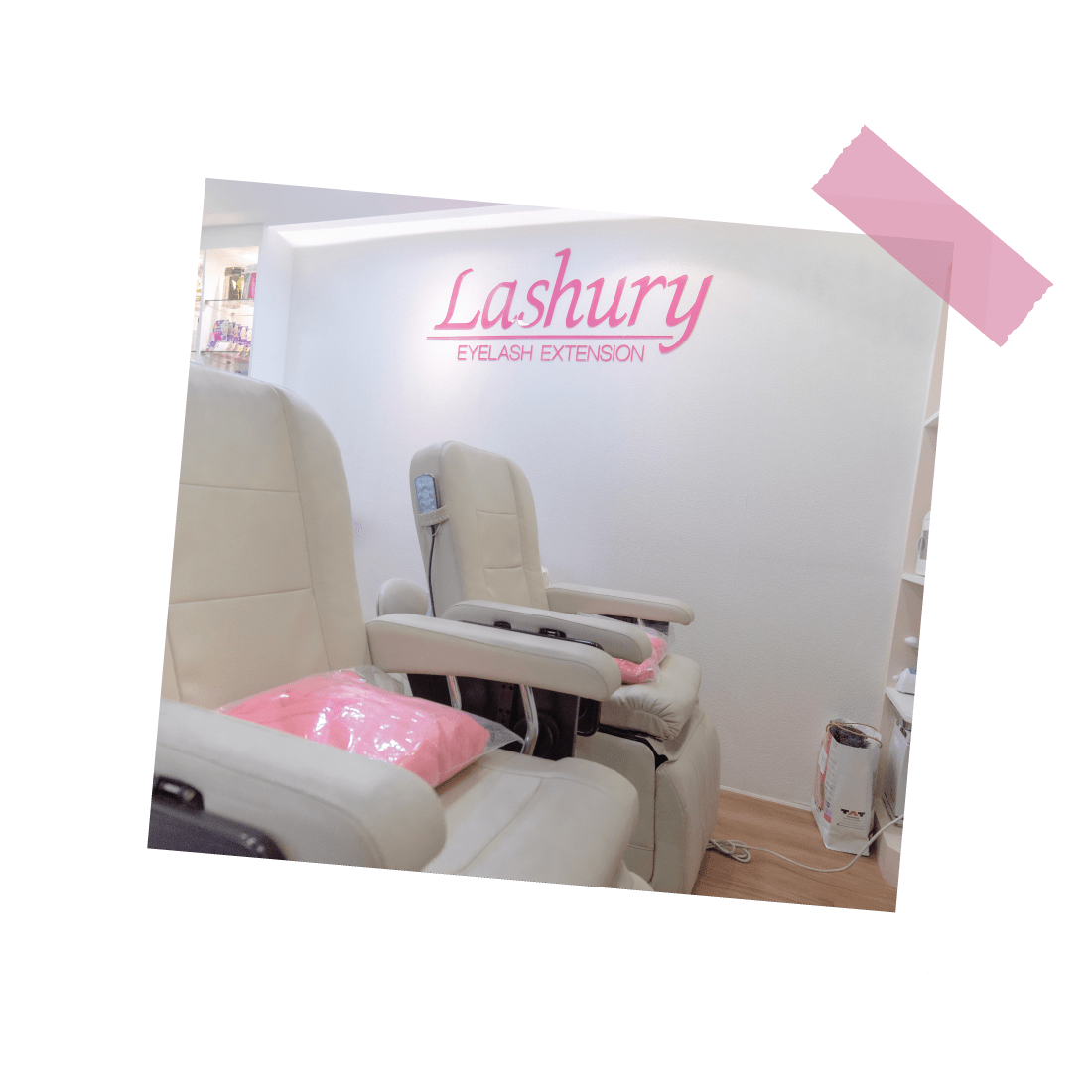 Lashury สาขาต่างๆ บน BTS และ MRT - Lashury eyelash Salon