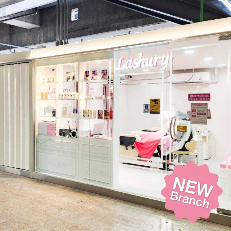 Lashury สาขาต่างๆ บน BTS และ MRT - Lashury eyelash Salon